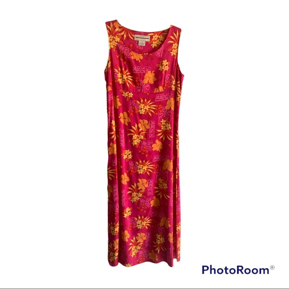 Expressions | Dresses | Expressions A Line Pink Floral Midi Dress ...